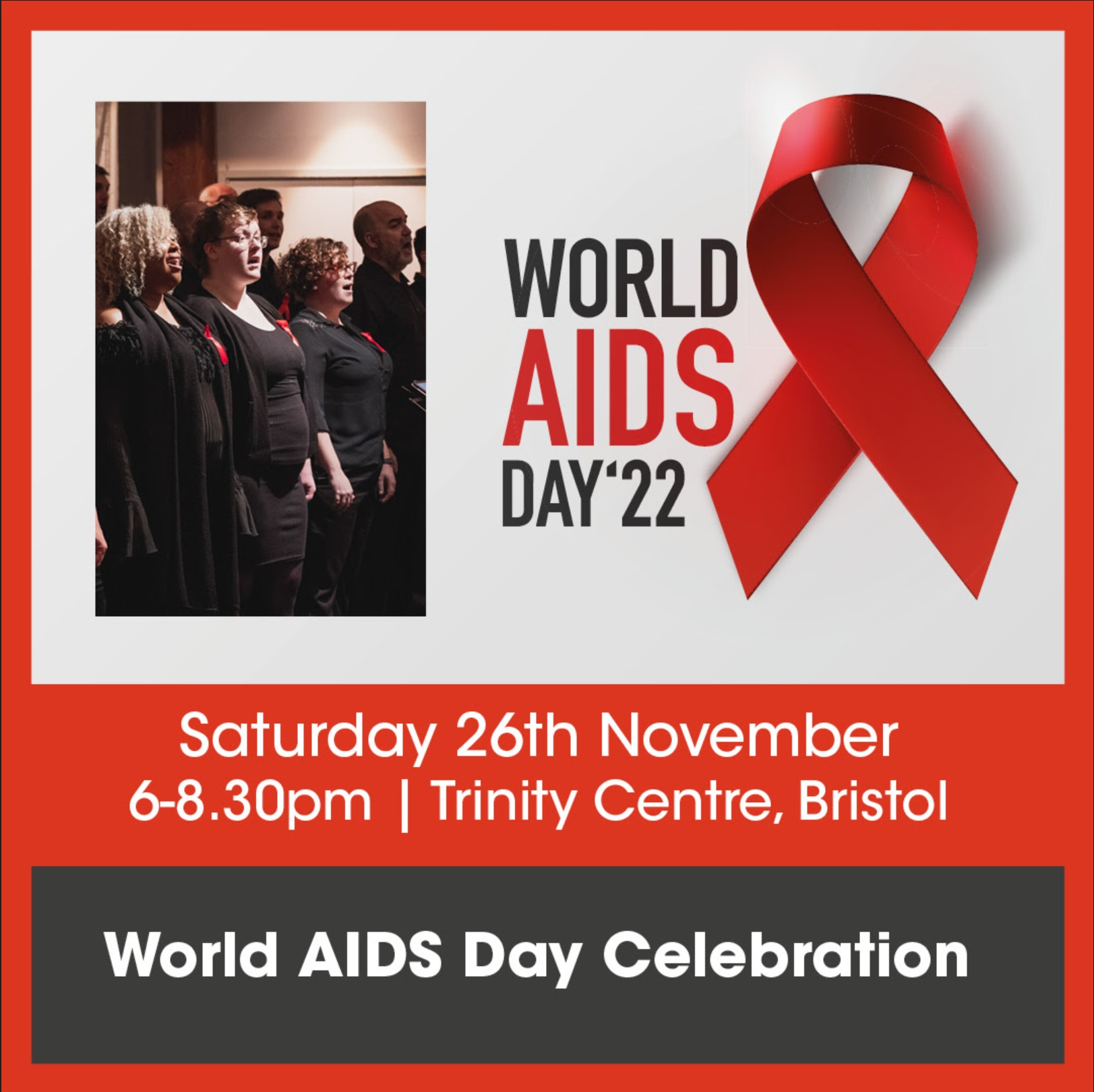 Sing Out Bristol - 26/11/2022 7:15pm - Brigstowe World AIDS Day Celebration